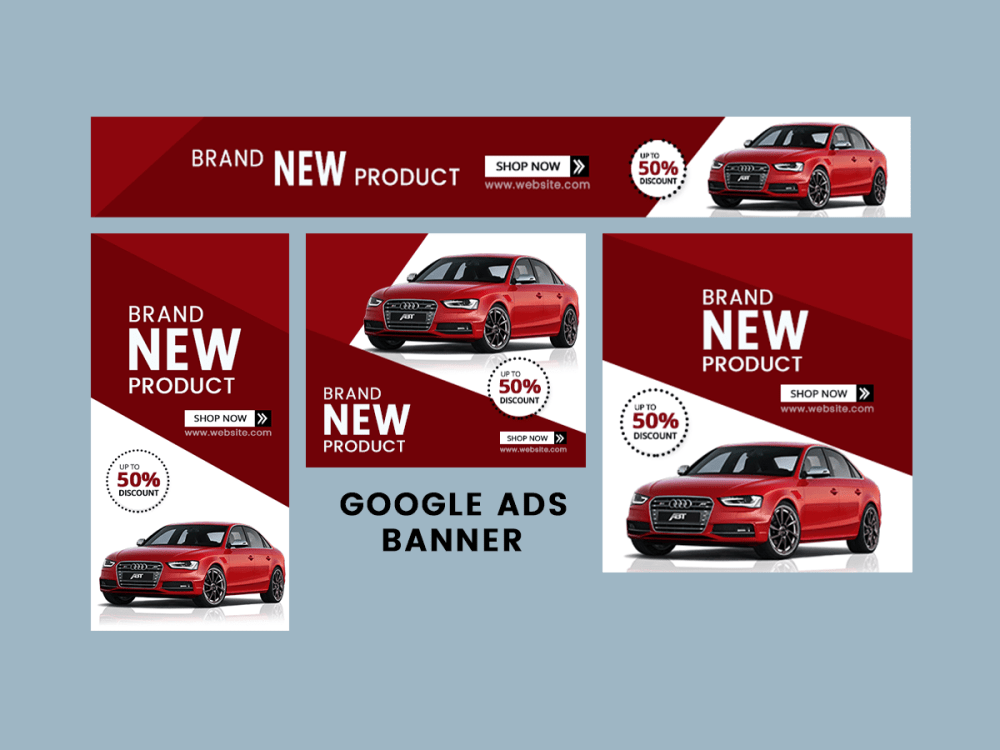 Attractive google banner ad designs for your google AdWords | Upwork
