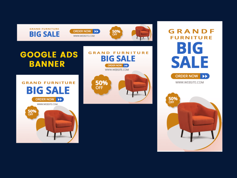 Attractive google banner ad designs for your google AdWords | Upwork
