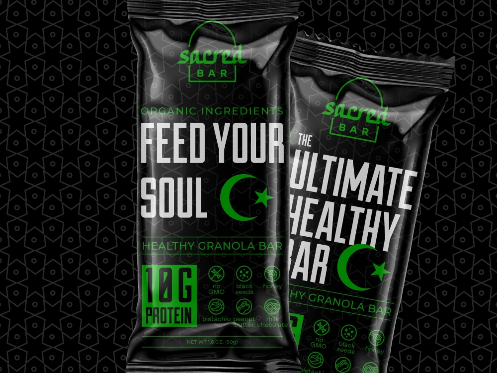 A snack bar label design | Upwork