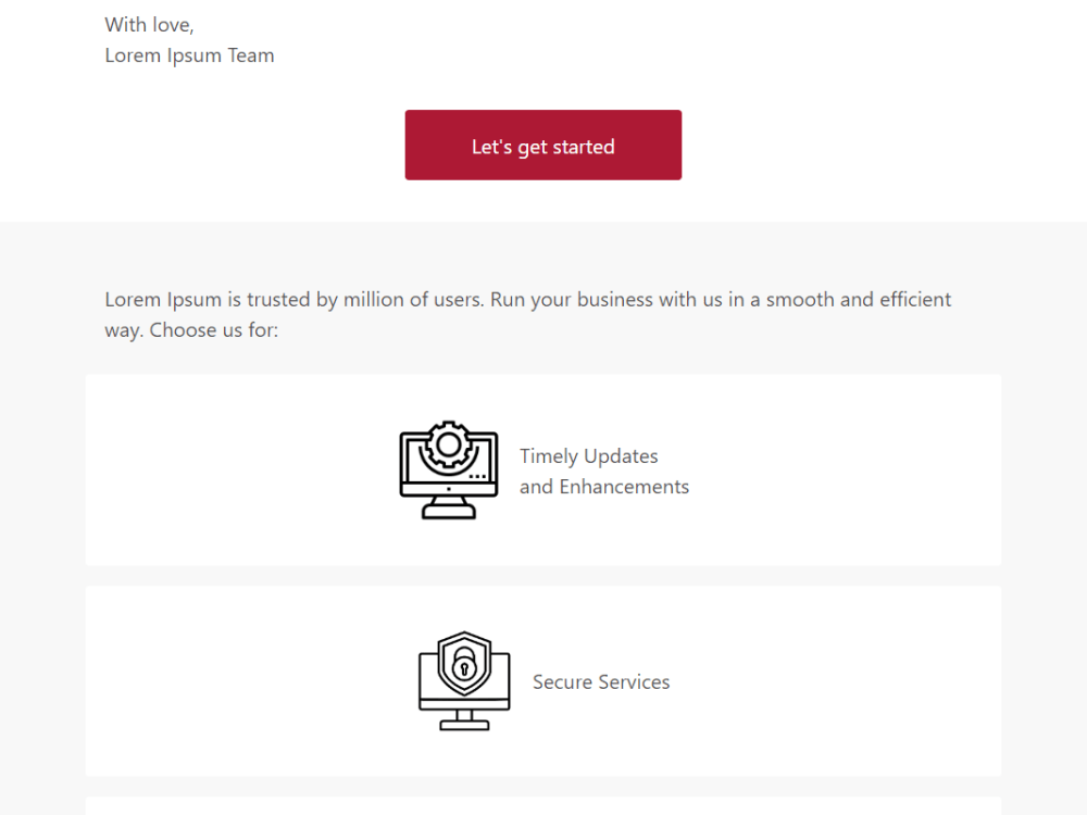A professional and responsive html email template design | Upwork