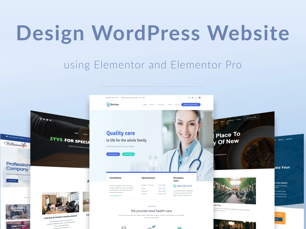 Elementor | Elementor WordPress website | Elementor Expert | Upwork
