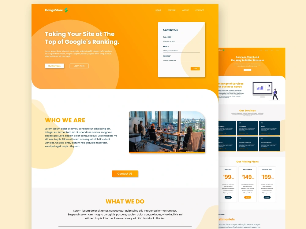 Conversion-Focused SaaS UI/UX Design and High-Converting Landing Pages | Upwork