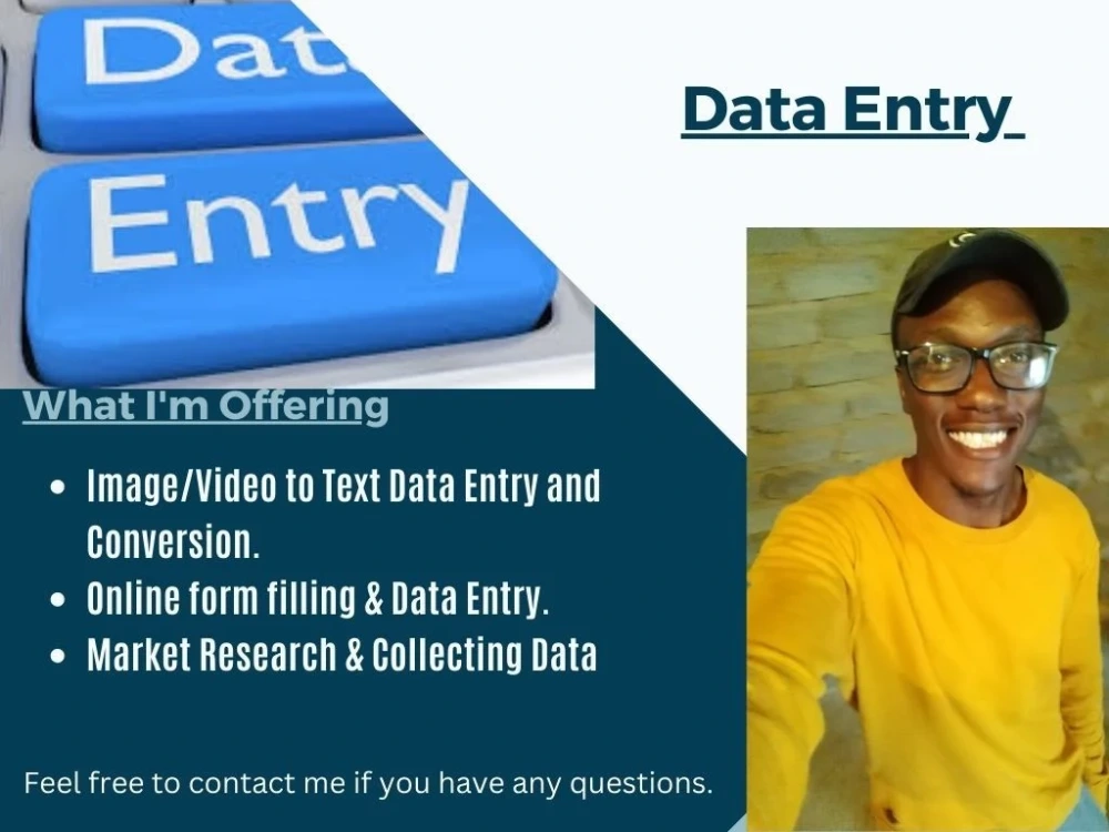 Affordable manual JPEG/PDF to MS Word/Excel Data Entry. | Upwork