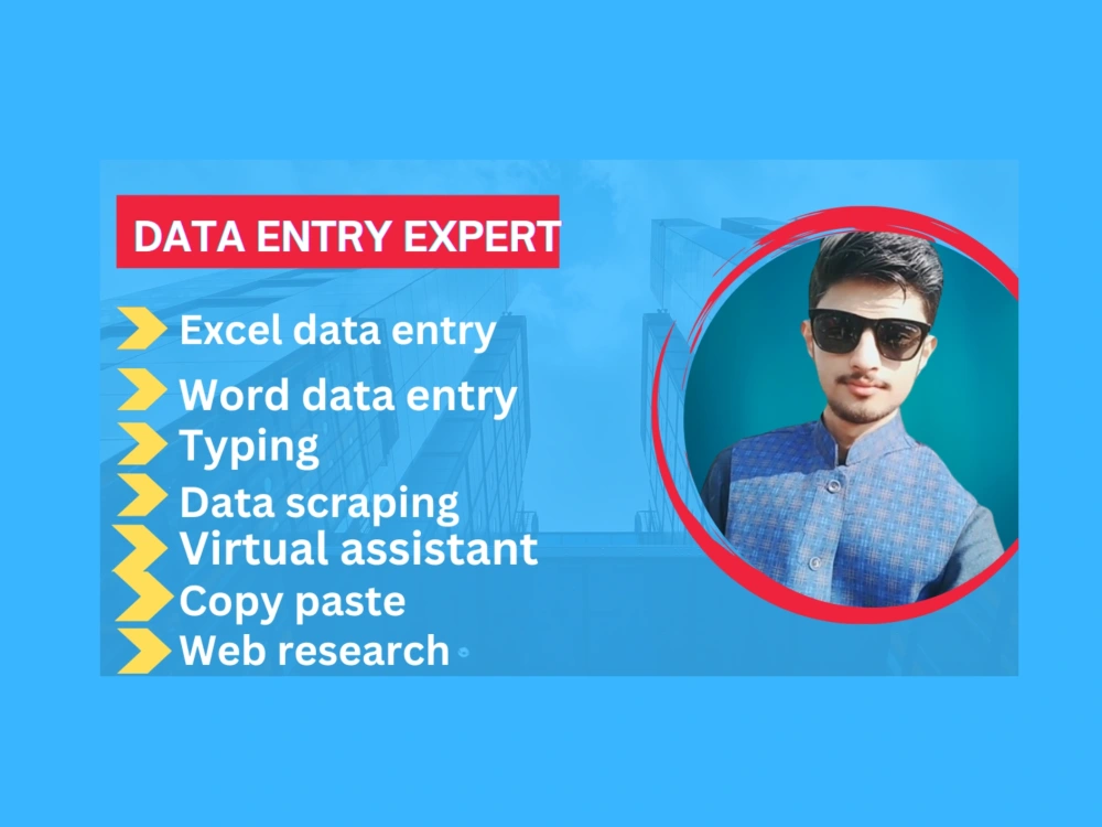 Data entry, web research, typing, copy paste, web scraping or data mining | Upwork