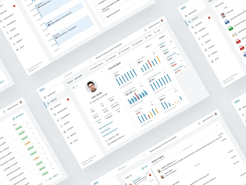 Modern web app UI design in Figma or Adobe XD | Upwork