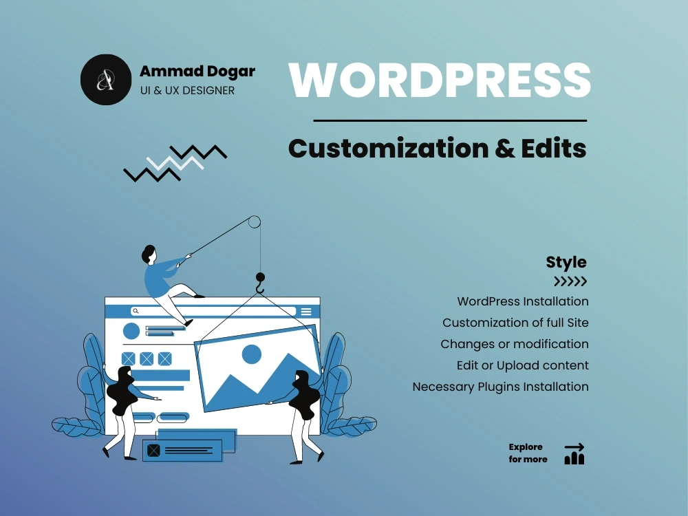Modification or edits on your WordPress website | Upwork