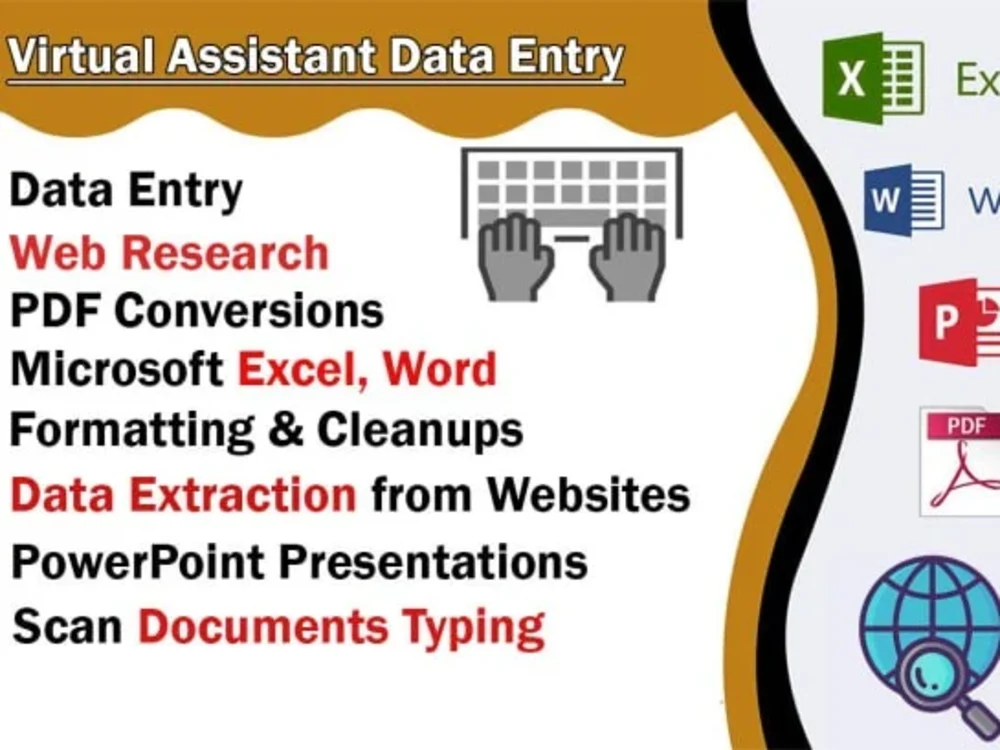 Articles, essays, typing and data entry work, retyping of pdf to MS word. | Upwork