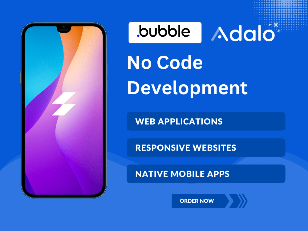 Bubble.io app bubble no code responsive app mobile web app bubble developer | Upwork