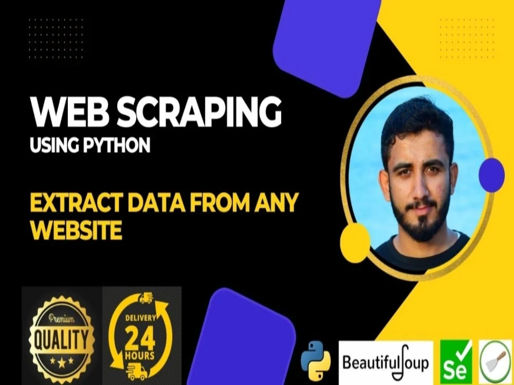 Web scraping, Data mining, Data extraction from any website using python | Upwork
