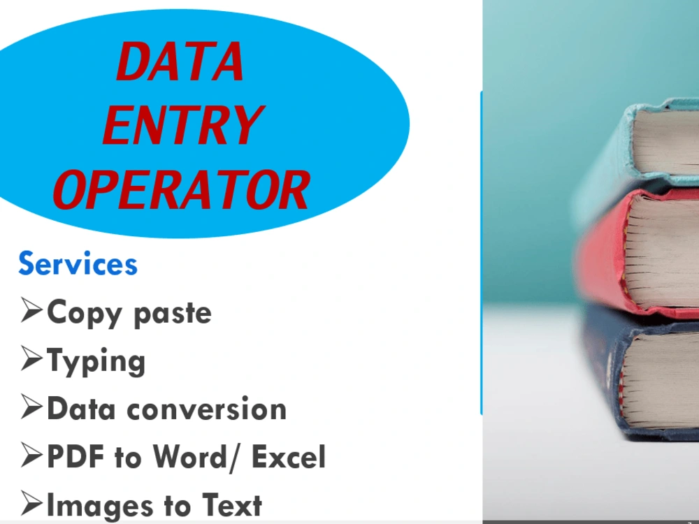 Data entry and copy paste services on MS word and Excel professionally | Upwork