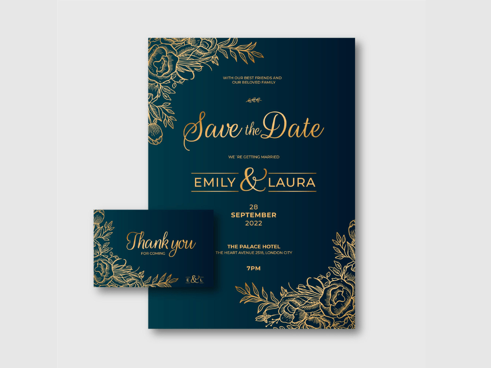 An invitation card for your wedding, birthdays etc | Upwork