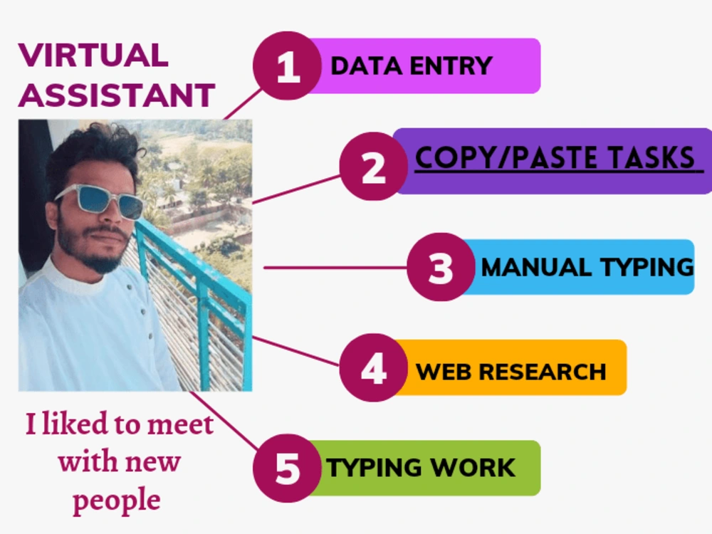 Virtual assistant for data entry | Upwork