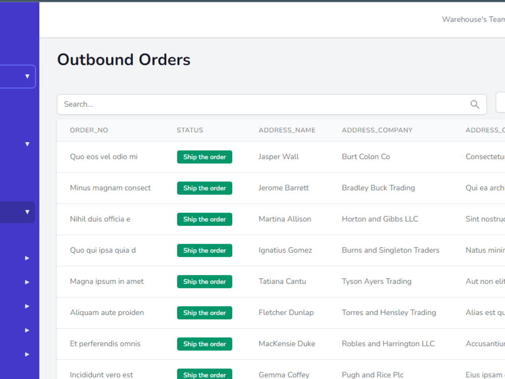 Laravel vue inertia WMS warehouse labels management system | Upwork