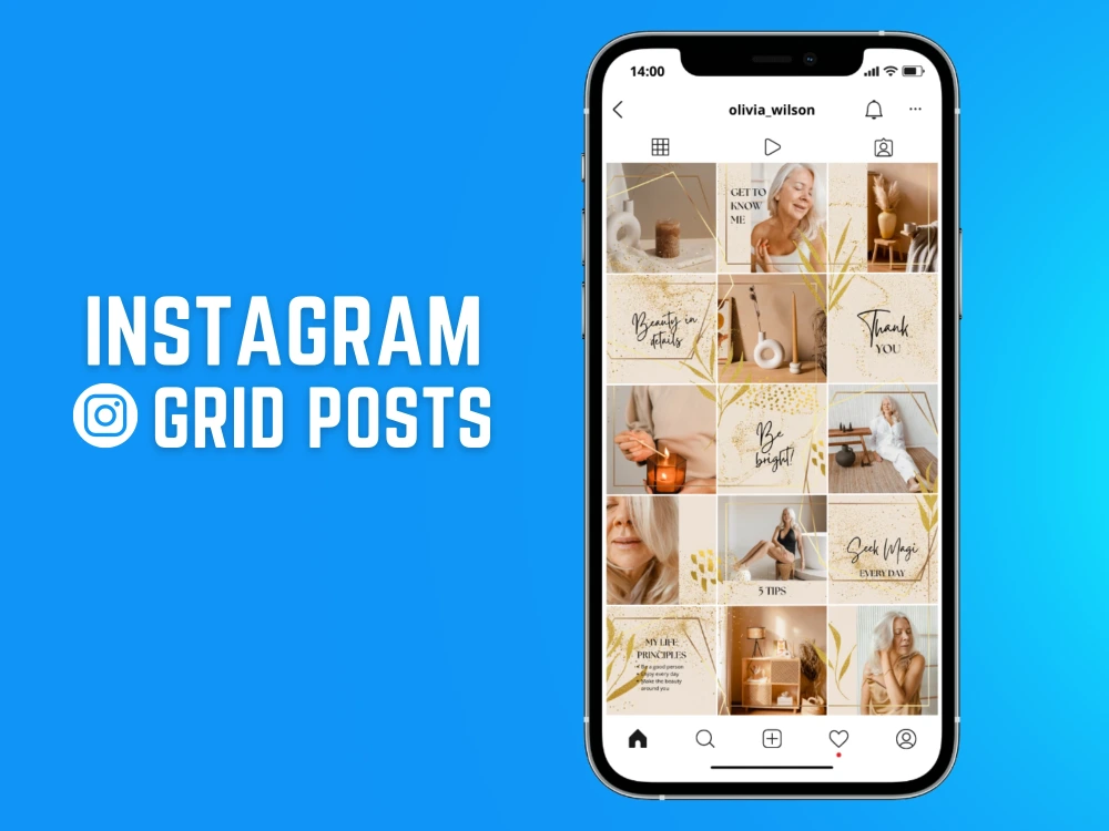 Amazing quality Instagram grid posts | Upwork