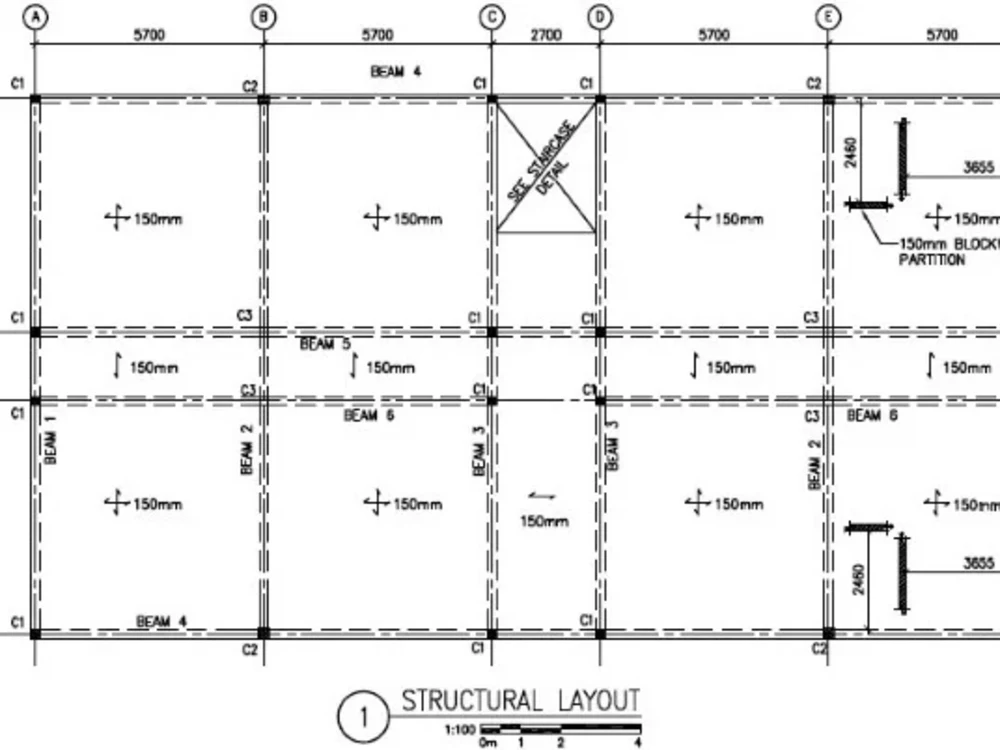Slab Reinforcement Plan