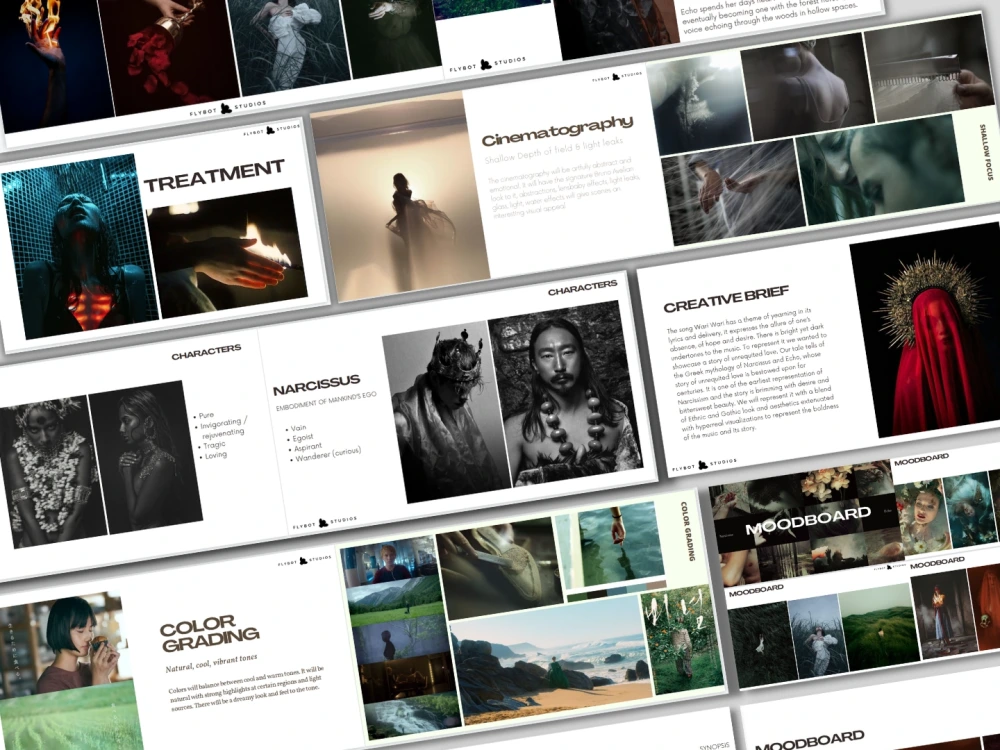 A cinematic film pitch deck presentation for movies, & TV shows | Upwork