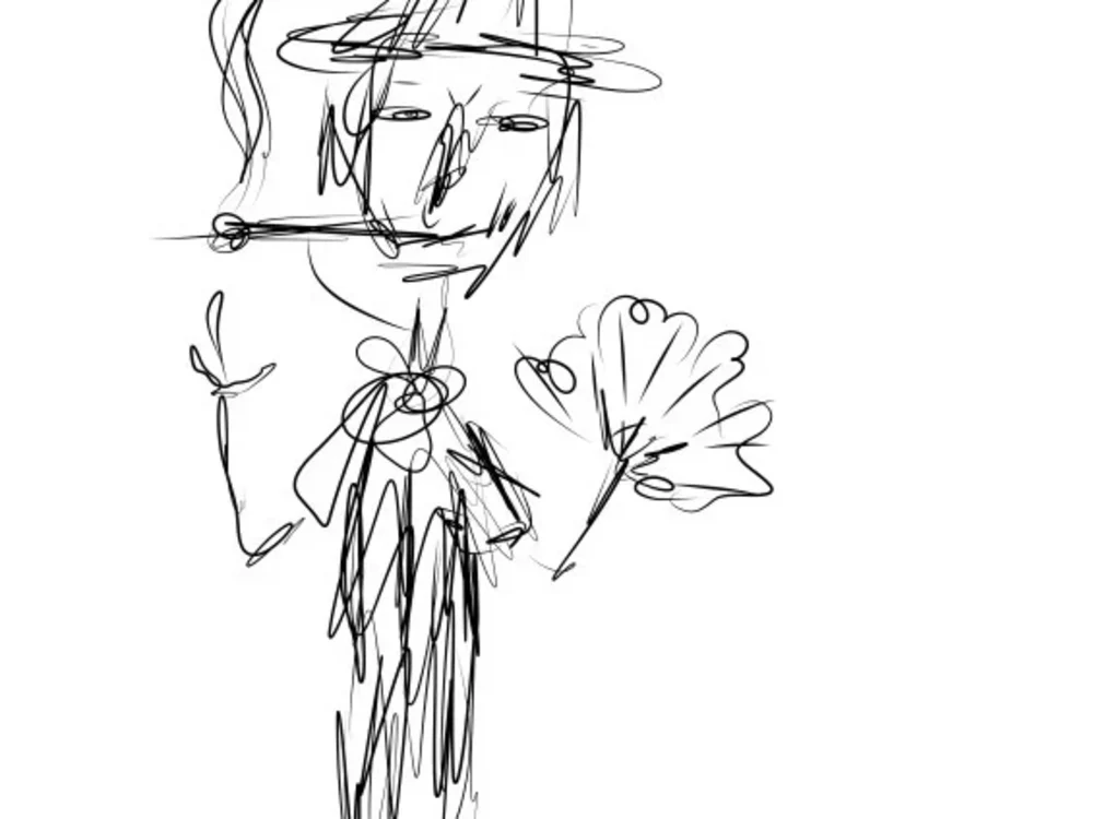 An abstract scribble drawing | Upwork