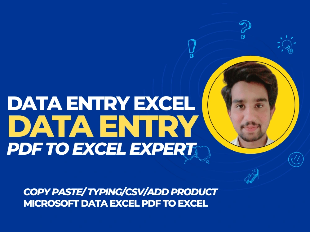 A Microsoft excel expert | Excel data entry | Microsoft Excel |Pdf to ...