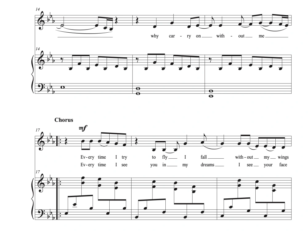 Your music professionally notated (Standard Notation, TAB, or chord ...