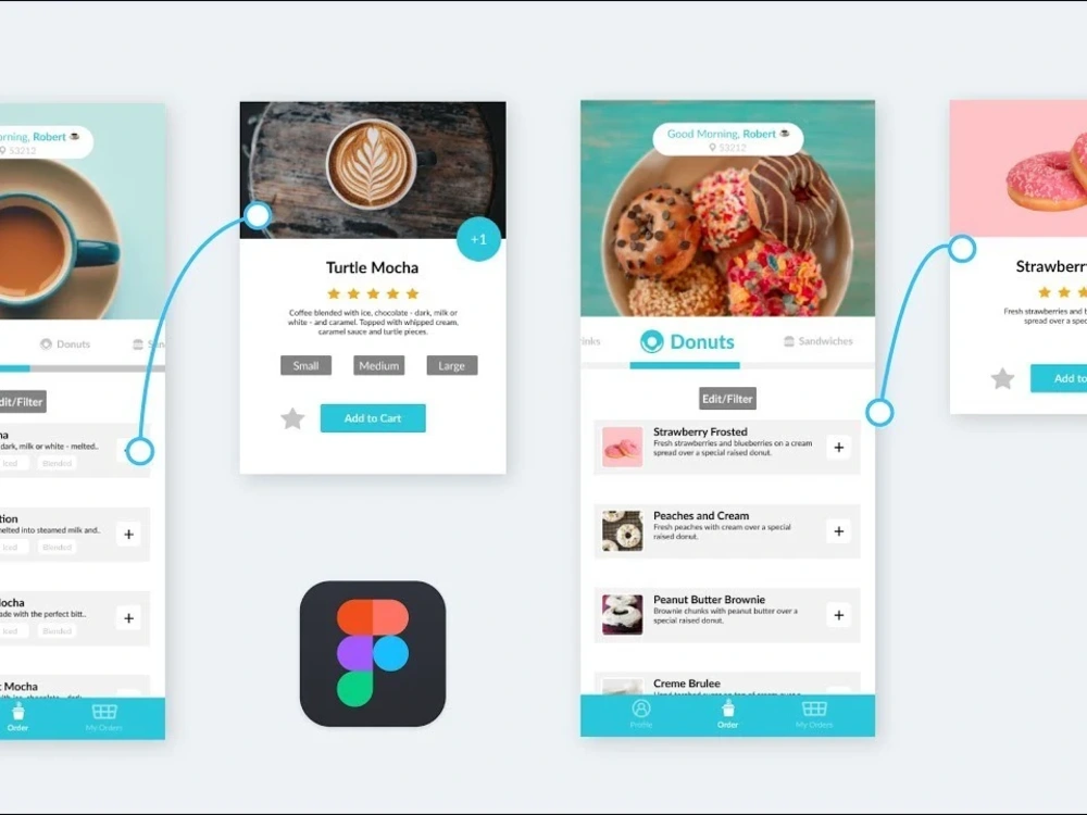 Prototype wireframe for mobile app design and web app design | Upwork
