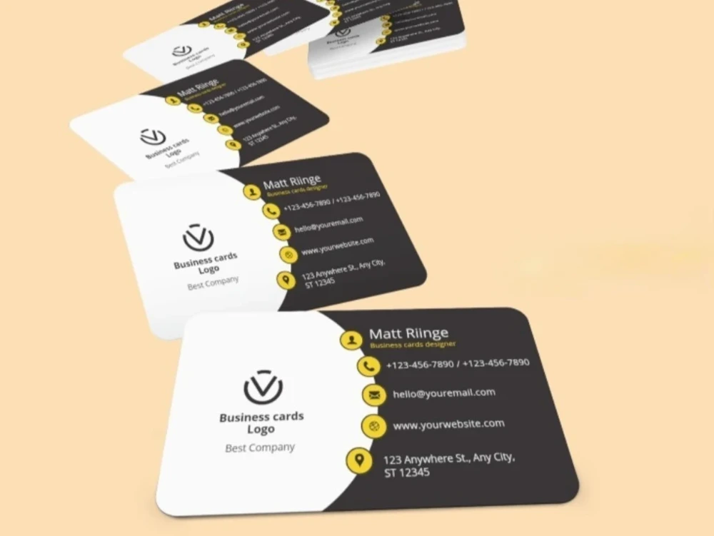 A professional business card design | Upwork