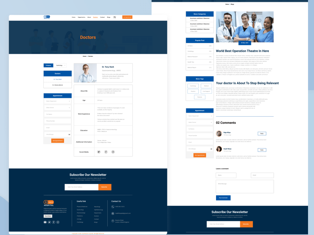 React js next js website with tailwind CSS | Upwork