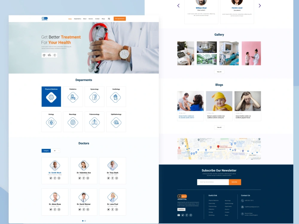 React js next js website with tailwind CSS | Upwork