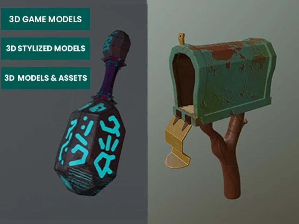 Game 3d models and objects | Upwork