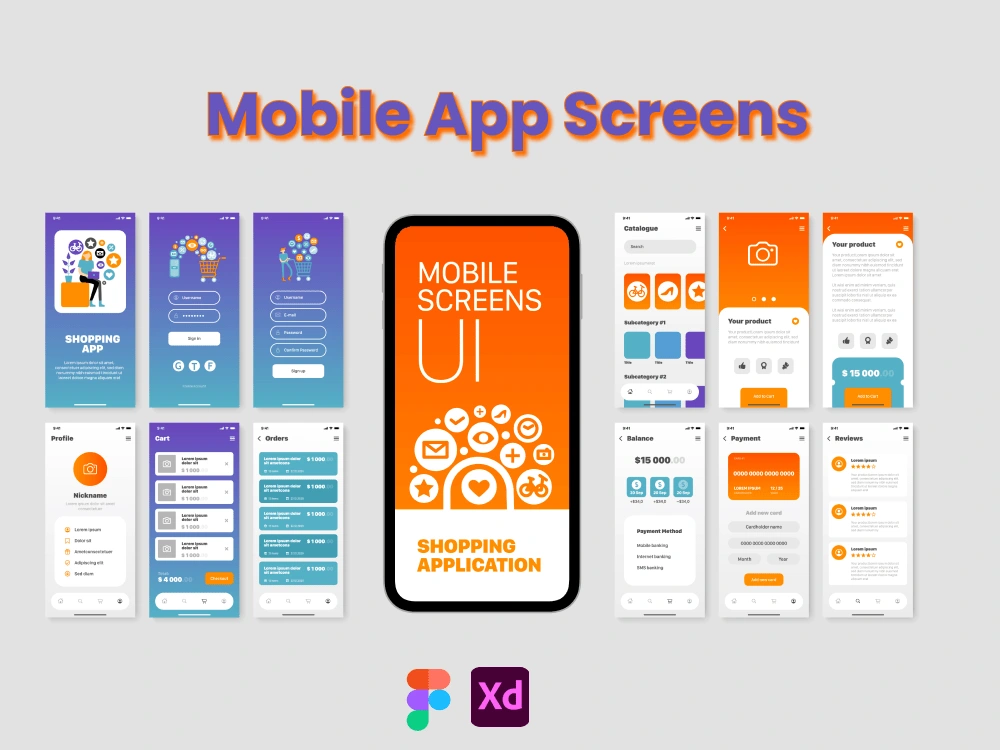 Mobile App Screen Designs | Upwork