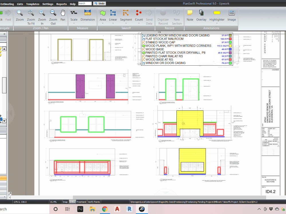 Detailed millwork takeoffs for commercial & residential buildings | Upwork