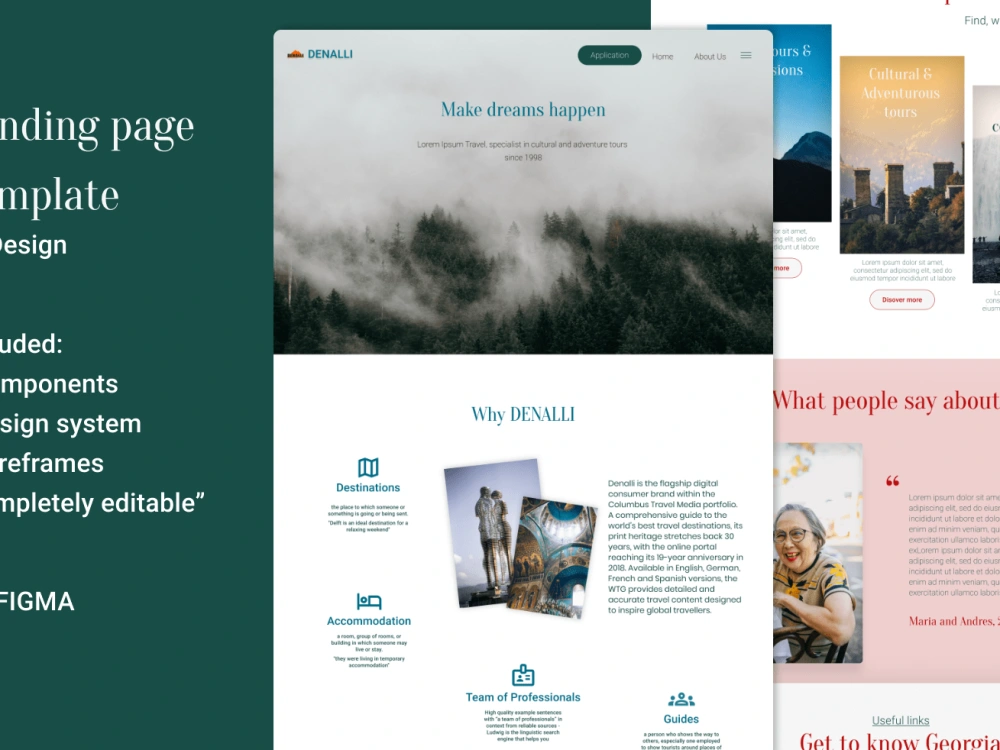 Web landing page UI | Upwork