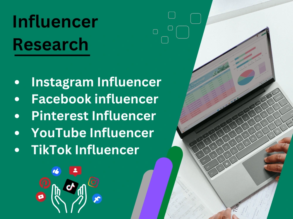 Target influencers list for your niche or business | Upwork