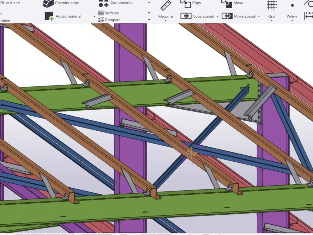 Design any metal frame Based on Tekla structure software | Upwork