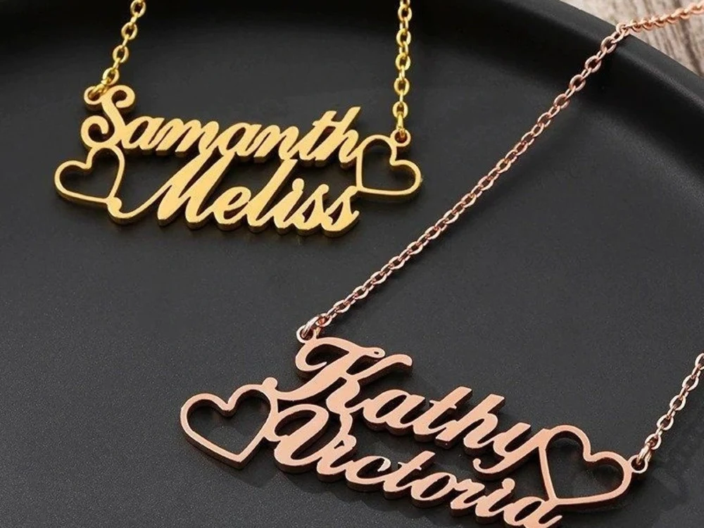 Cnc,laser cutting gold,customize name pendant,jewellery design in cdr ...