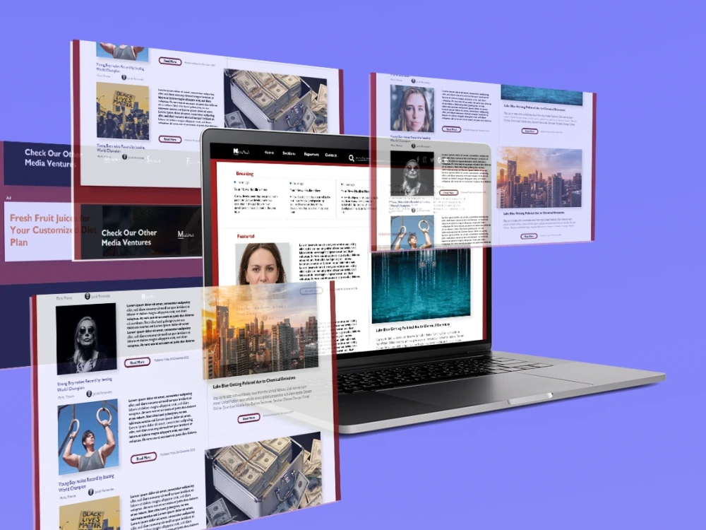 Modern website UI design for your business | Upwork
