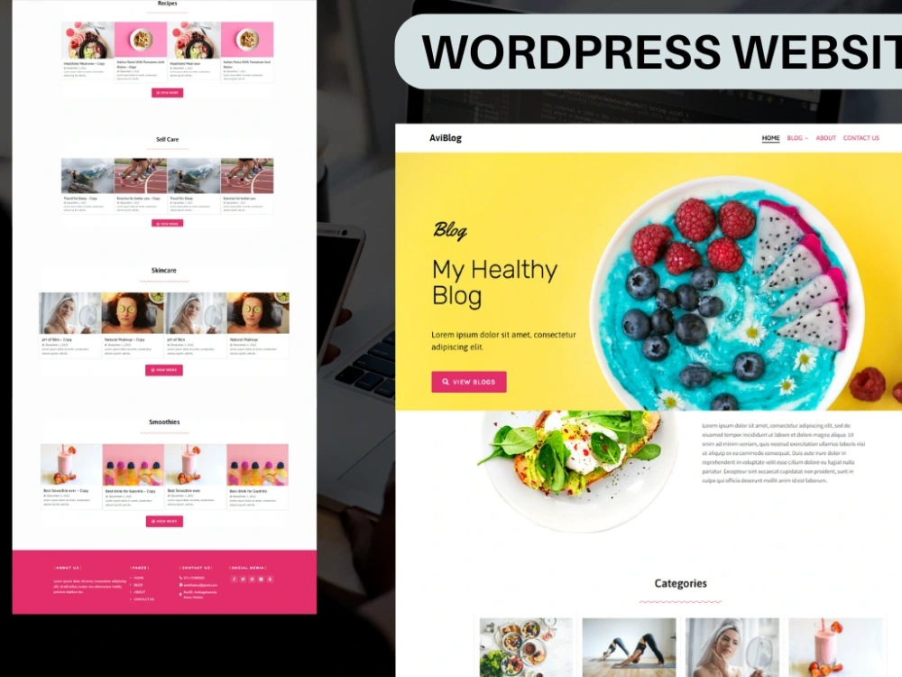 Responsive web design and web development with WordPress | Upwork