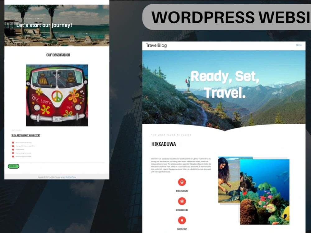 Responsive web design and web development with WordPress | Upwork