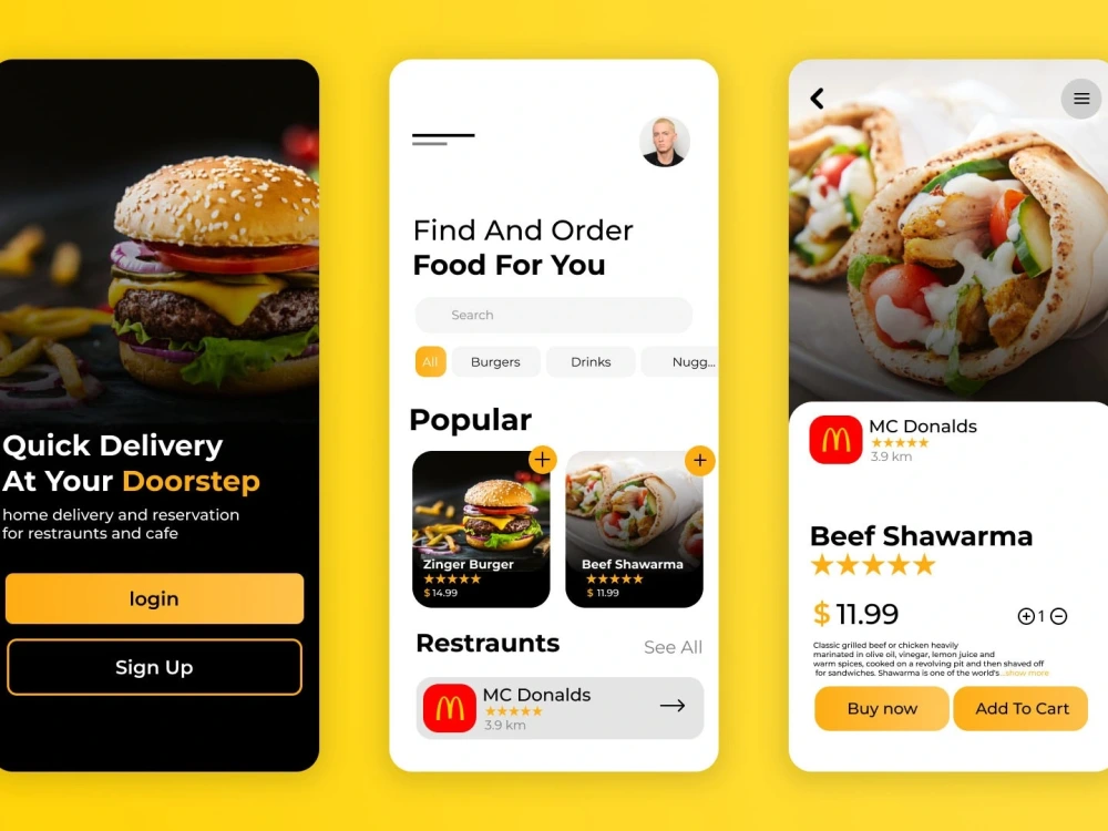 A stunning Ui design for your app | Upwork