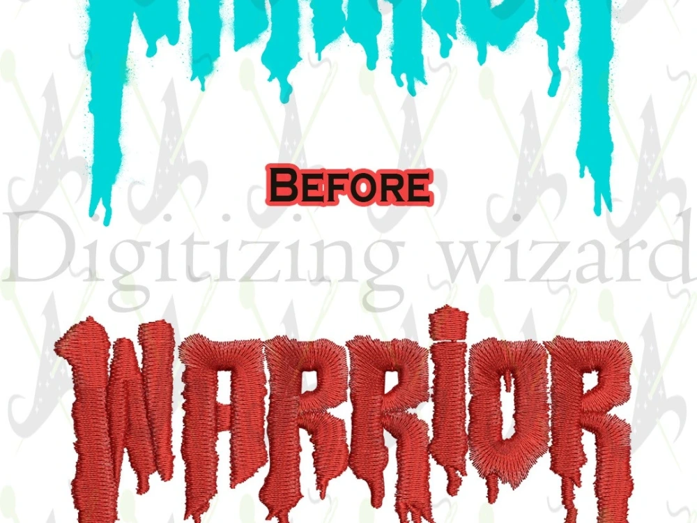 Digitize embroidery text in 1 hour | Upwork