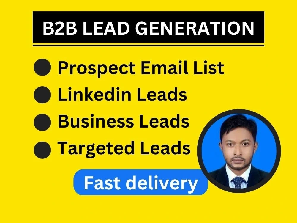 B2B lead generation Service with 1000 leads | Upwork