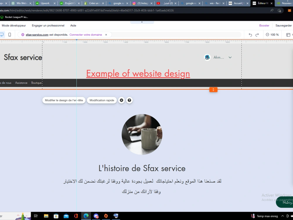 A professional website design | Upwork