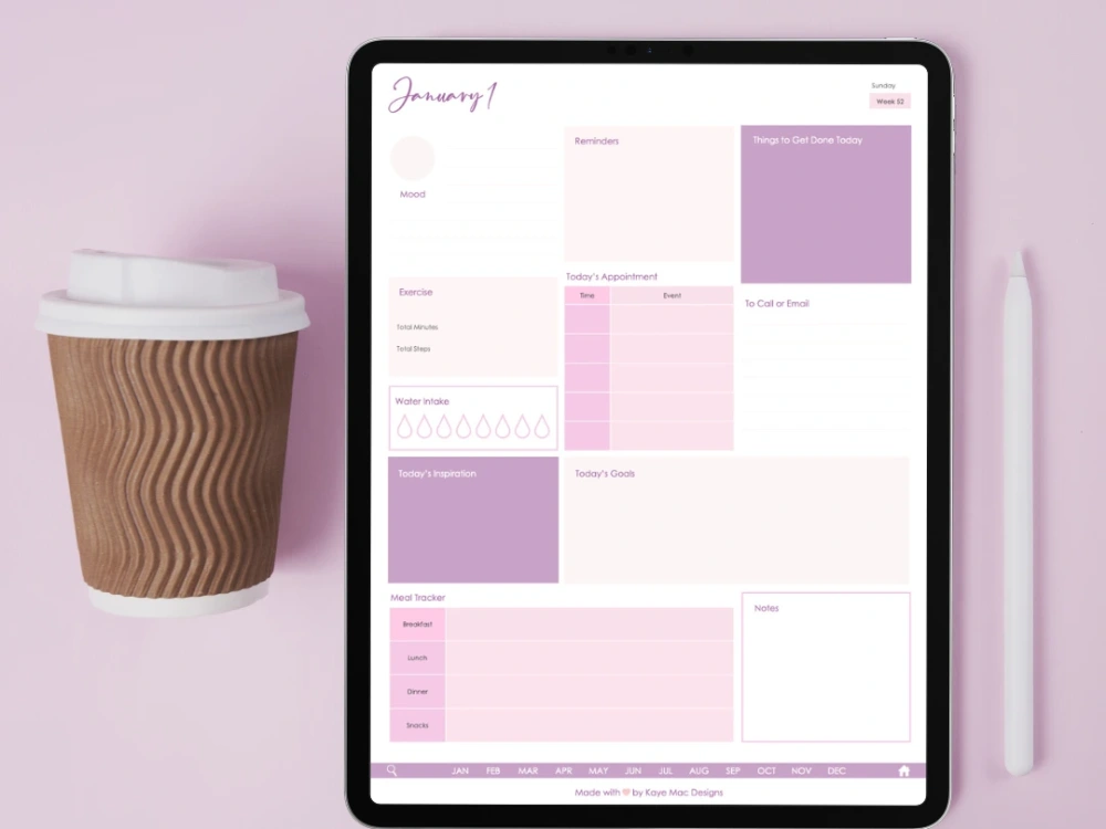 An interactive digital planner that fits your brand kit. | Upwork