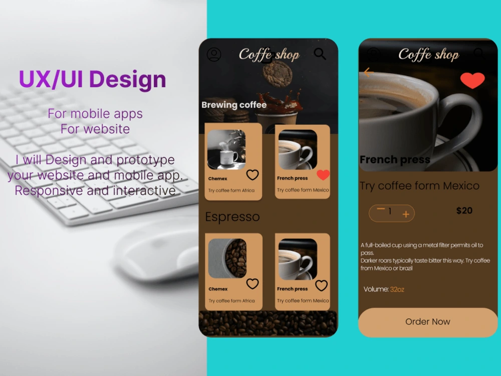 A professional and responsive UX/UI design and prototype | Upwork