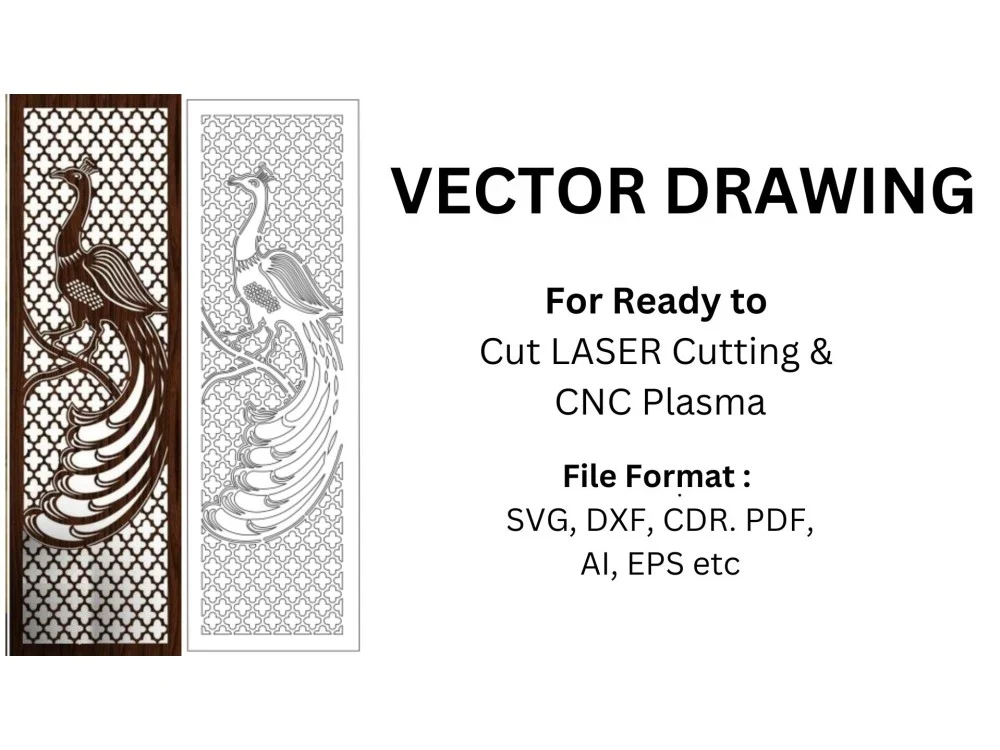 Design custom metal, acrylic, wall art sign, laser cutting vector file ...
