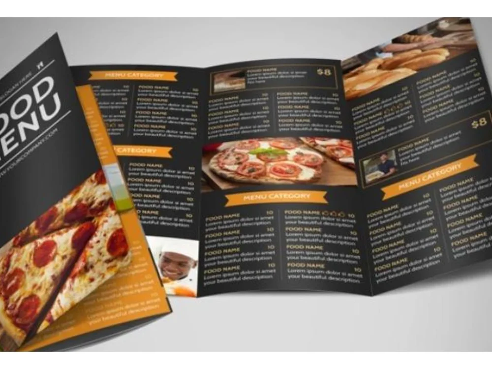 A unique Menu design for your restaurants | Upwork