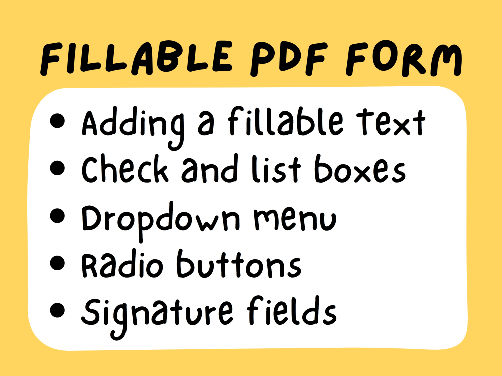 Interactive Fillable PDF Forms | Upwork