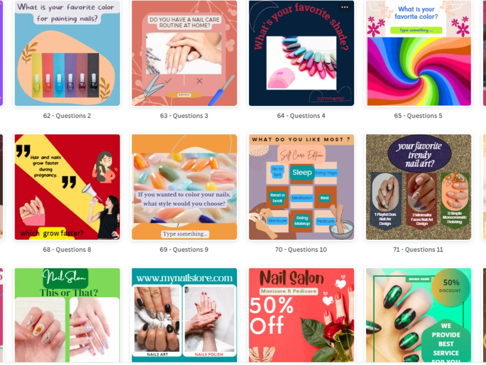 Creative Canva Posts Template Design for Social Media Schedule | Upwork