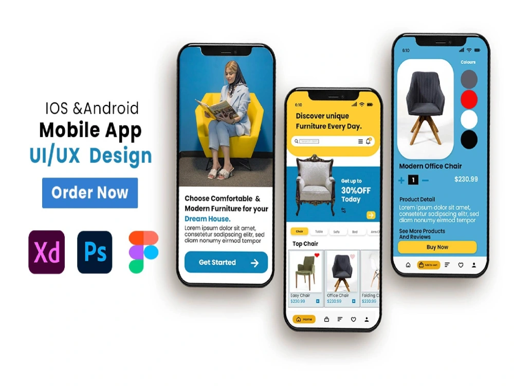 A modern and unique UI design for your website | Upwork