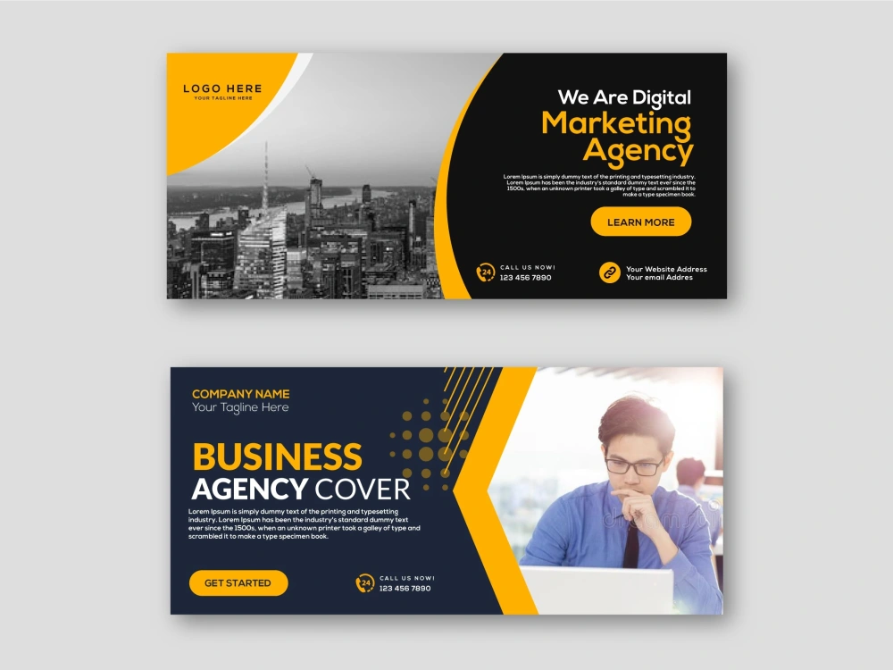 An amazing Facebook cover photo banner ad | Upwork