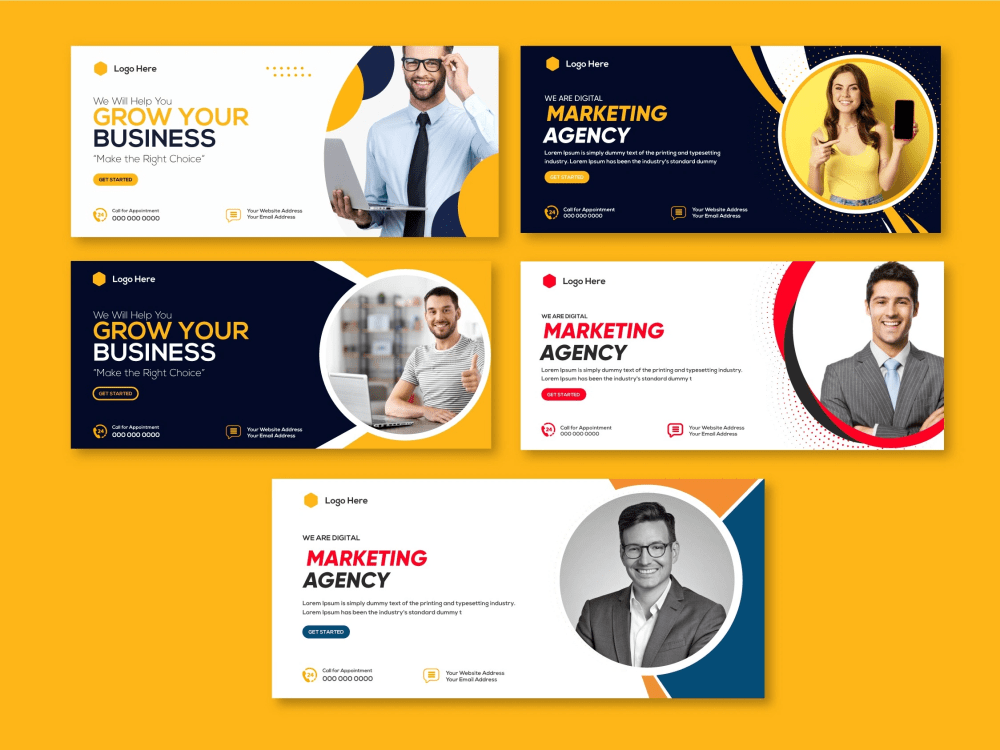 An amazing Facebook cover photo banner ad | Upwork